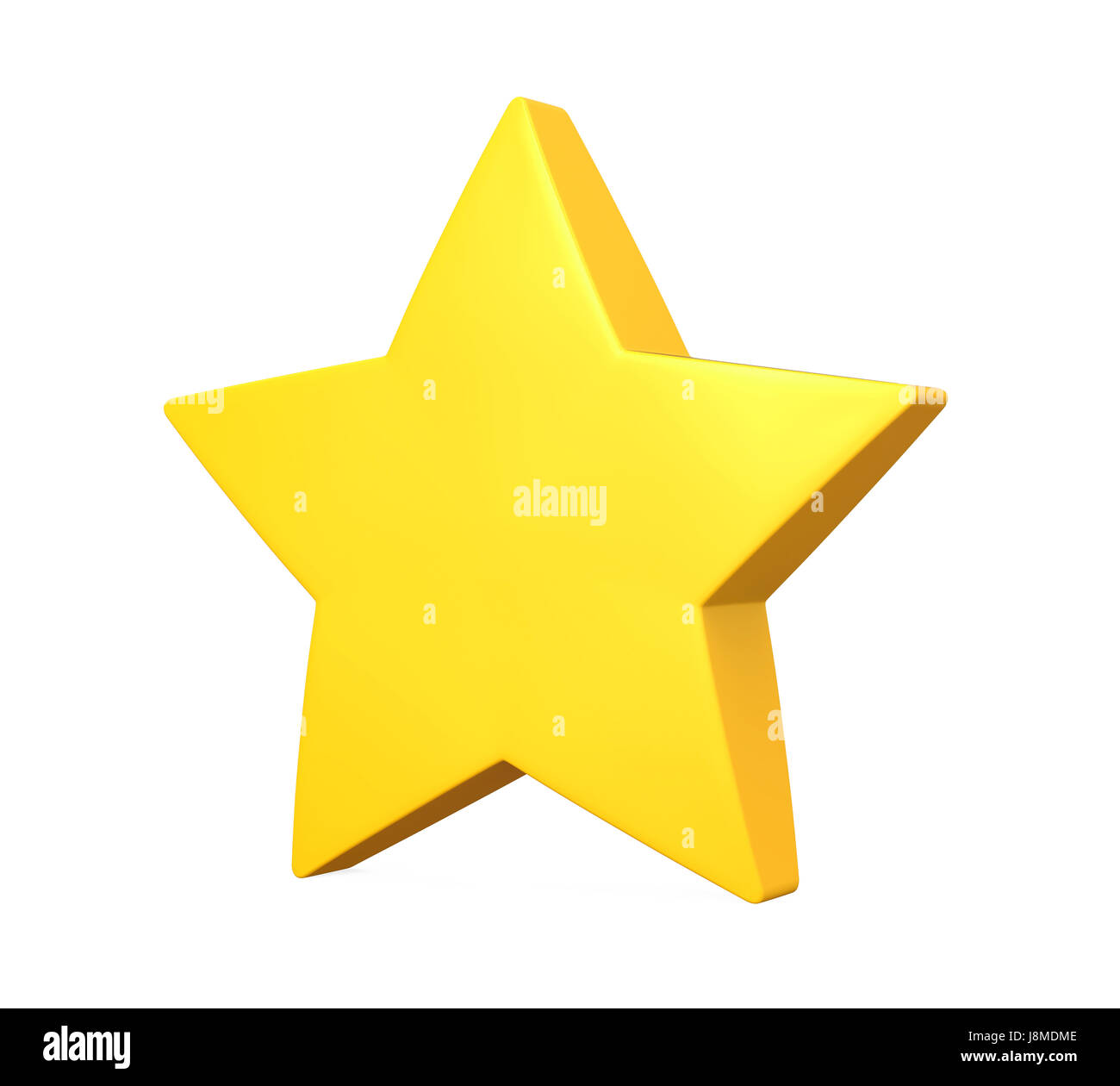 Golden Star Isolated Stock Photo - Alamy