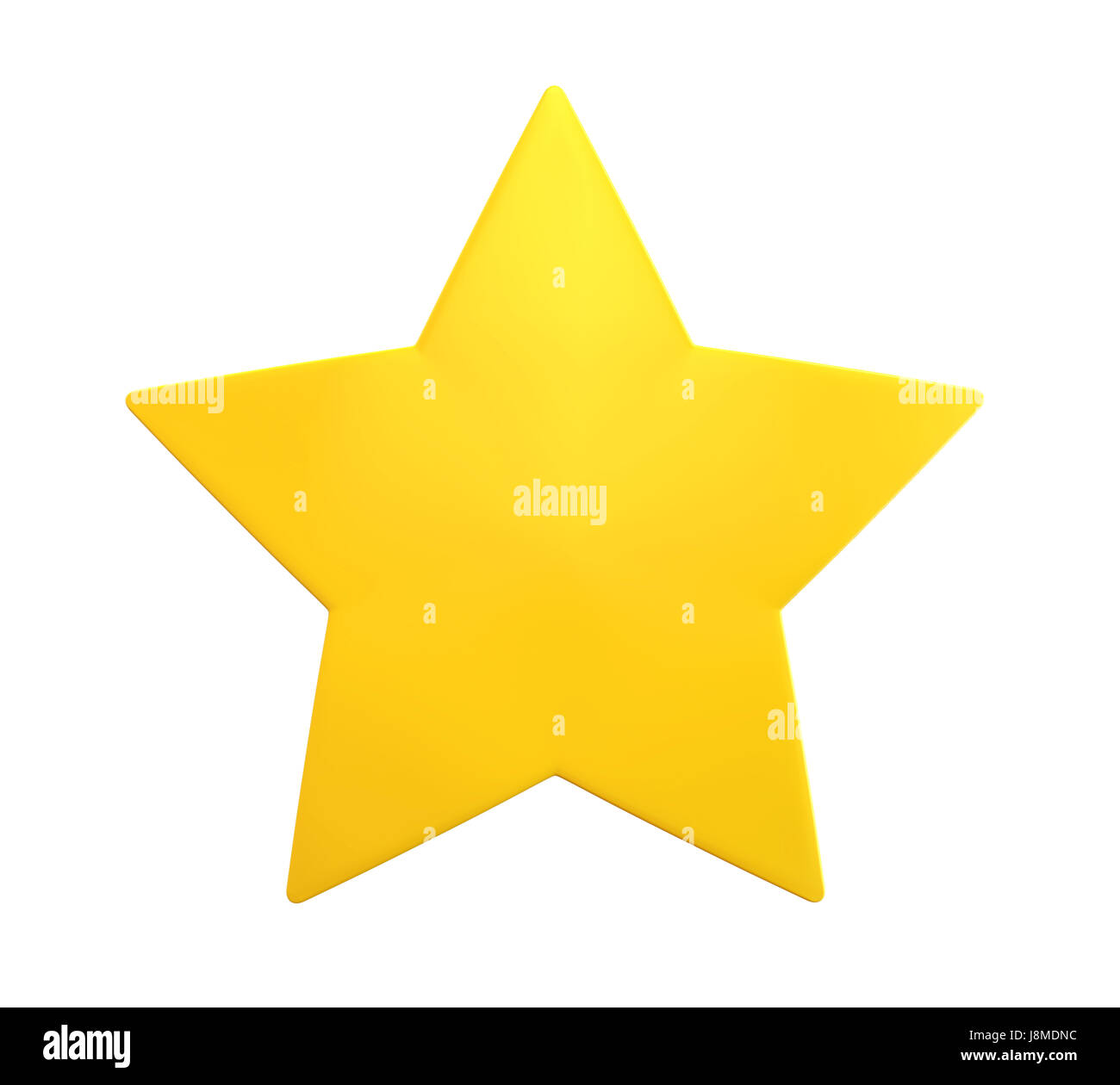 Golden Star Isolated Stock Photo - Alamy
