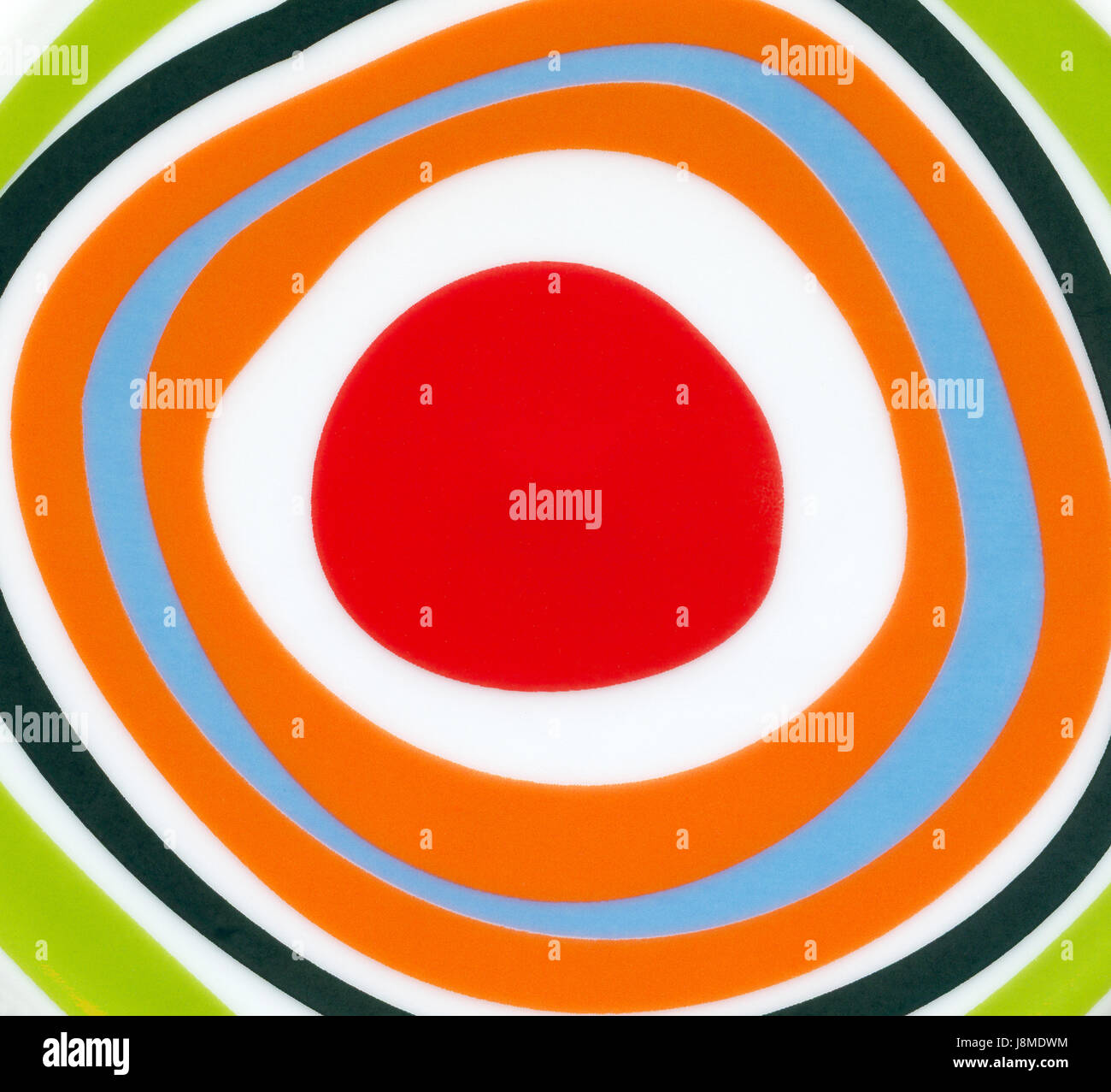 Oval multi color ceramics background Stock Photo - Alamy