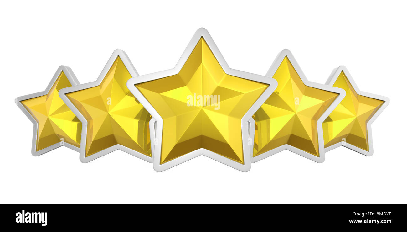 Five white stars Cut Out Stock Images & Pictures - Alamy