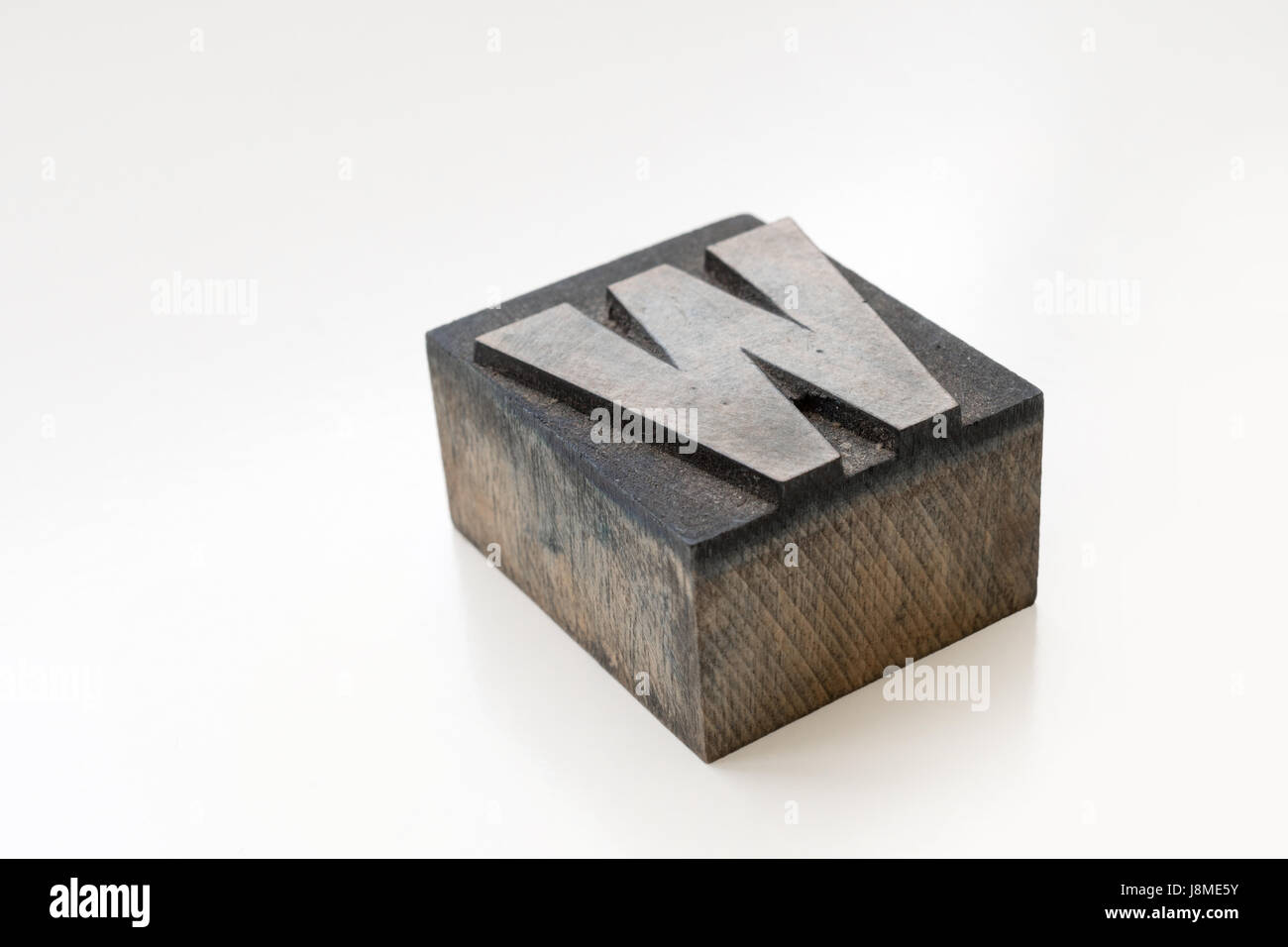 W typography font letter type hi-res stock photography and images - Alamy