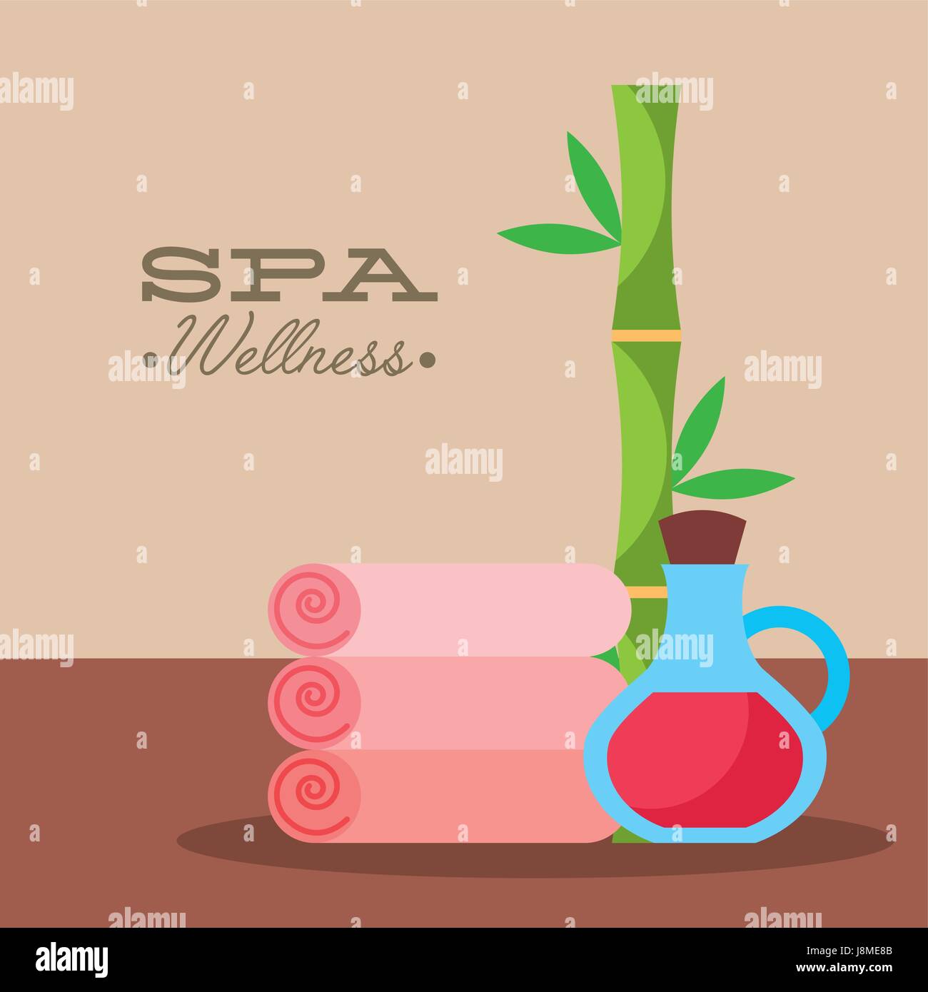 Spa utensils illustration Stock Vector Image & Art - Alamy