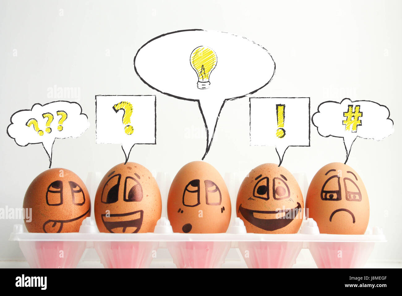 Concept idea, discovery, innovation. Photo - illustration for design ...