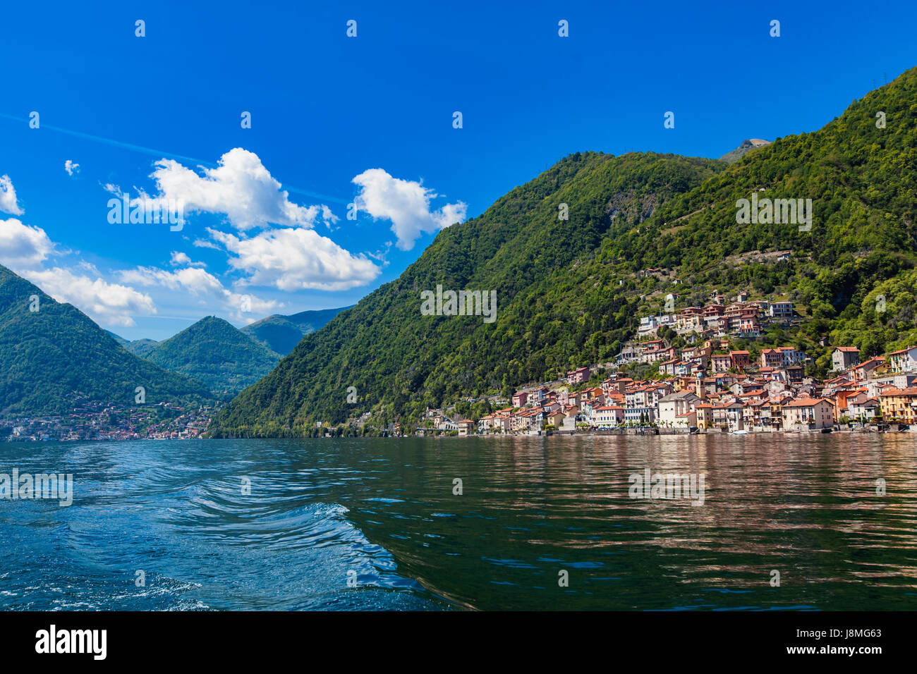 Moltrasio on Lake Como in Lombardy, Italy Stock Photo - Alamy