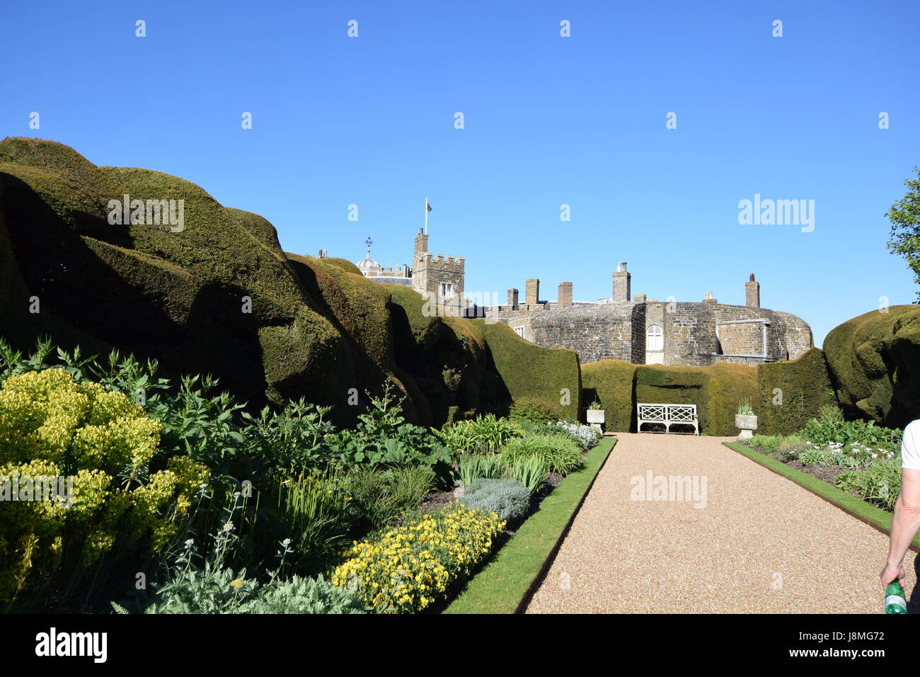 Walmer castle and moat garden hi-res stock photography and images - Alamy