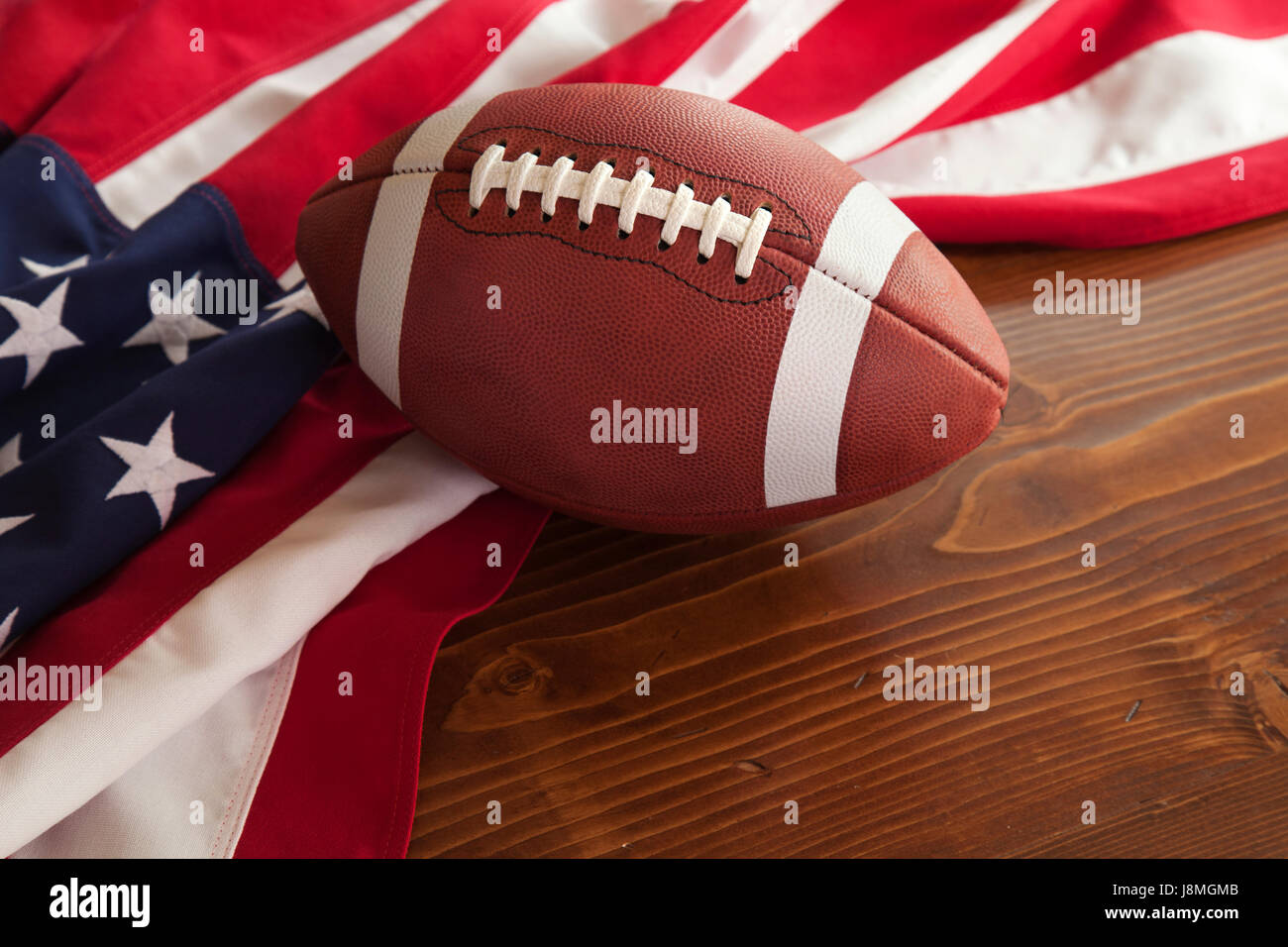 American flag football hi-res stock photography and images - Alamy