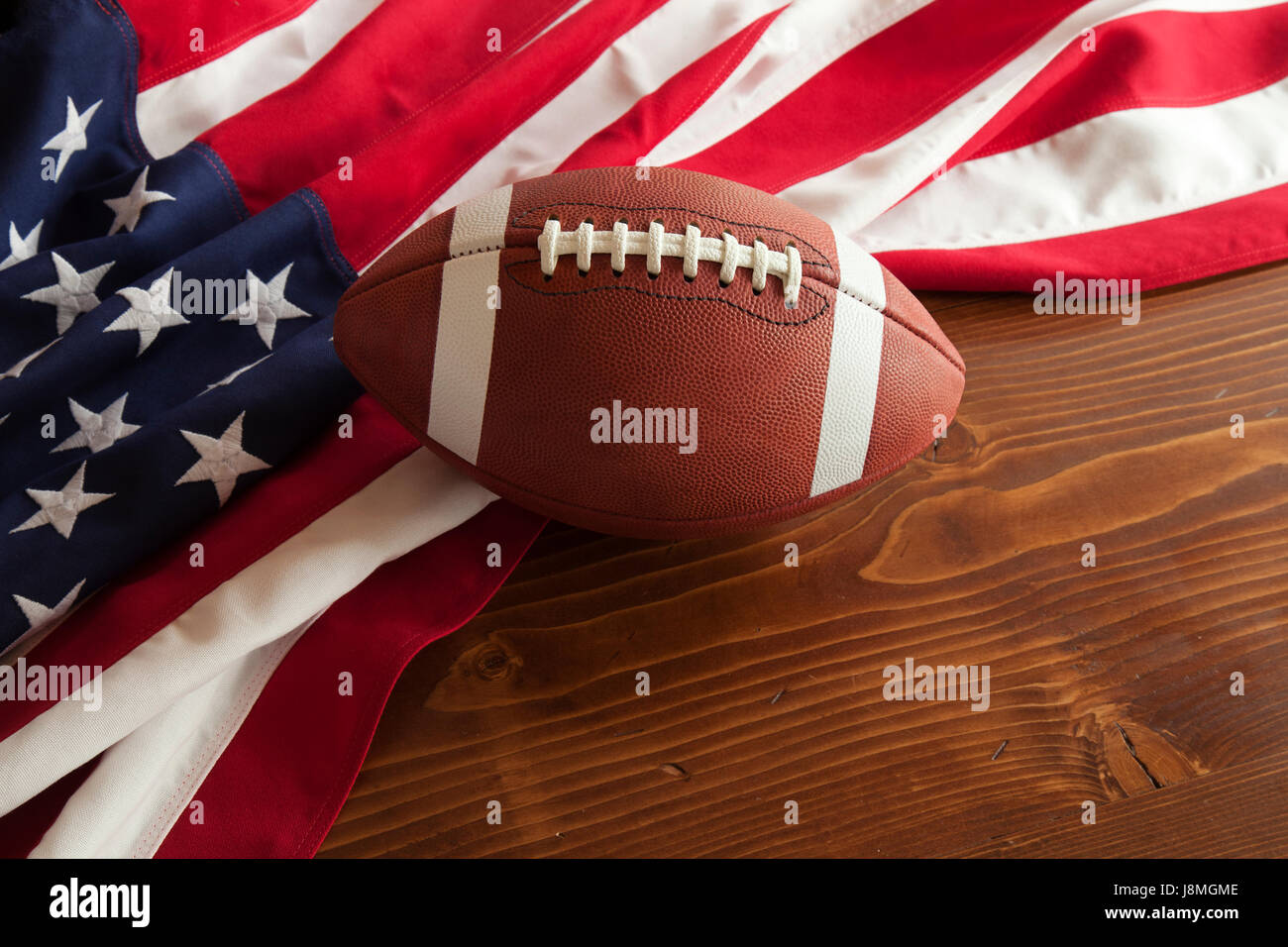 American flag football hi-res stock photography and images - Alamy
