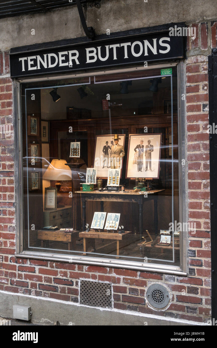 Tender Buttons Emporium, NYC, USA Stock Photo - Alamy
