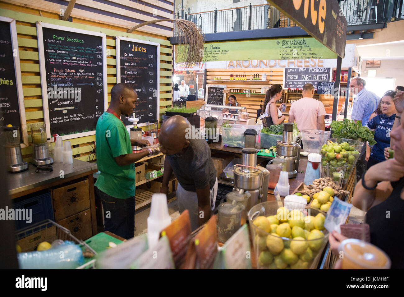 CAPE TOWN, SOUTH AFRICA - 1 FEBRUARY, 2015: Visit in the Spaza store in ...