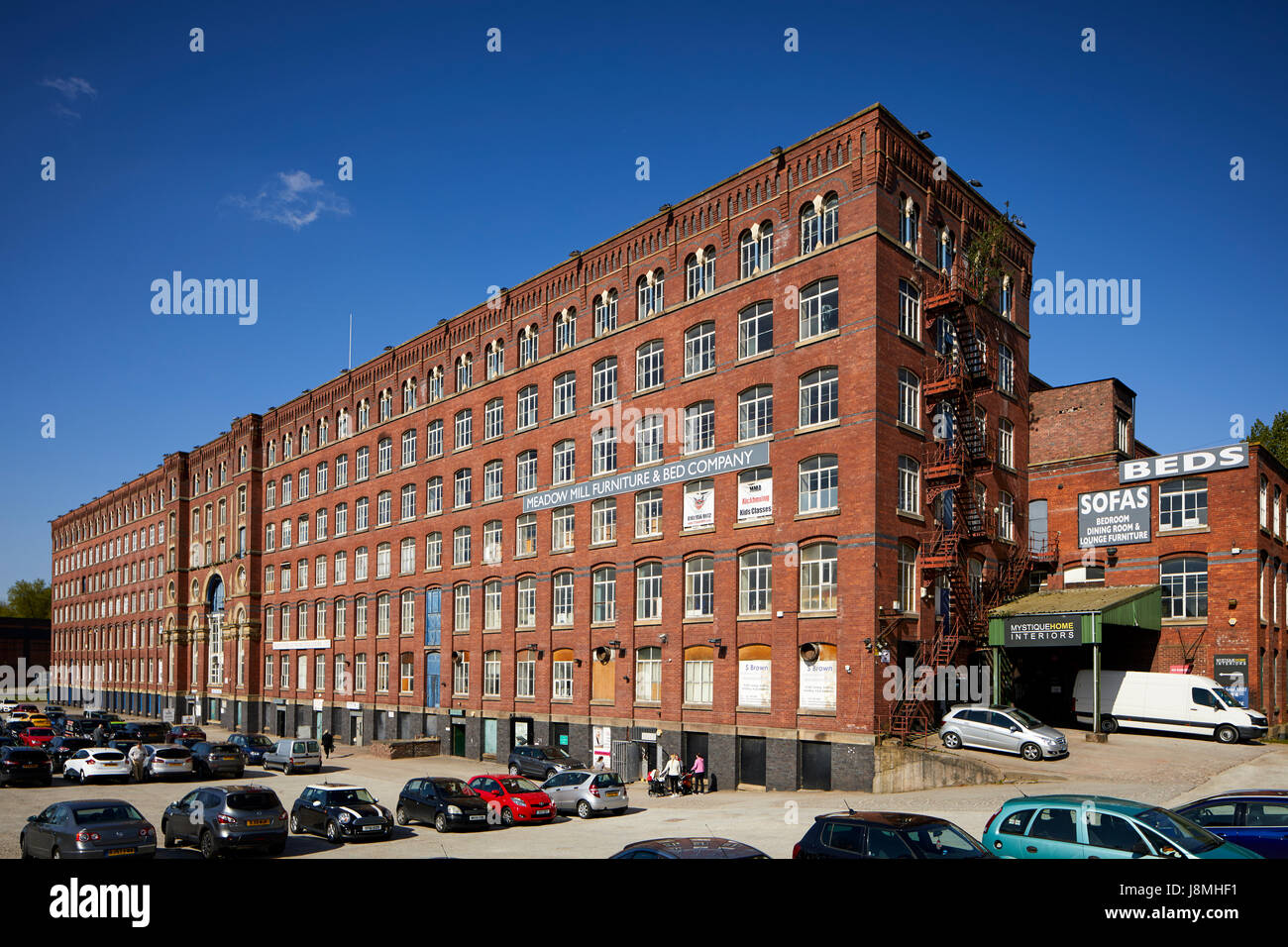 Grade II listed Meadow Mill complex built for T & J Leigh 1880 ...