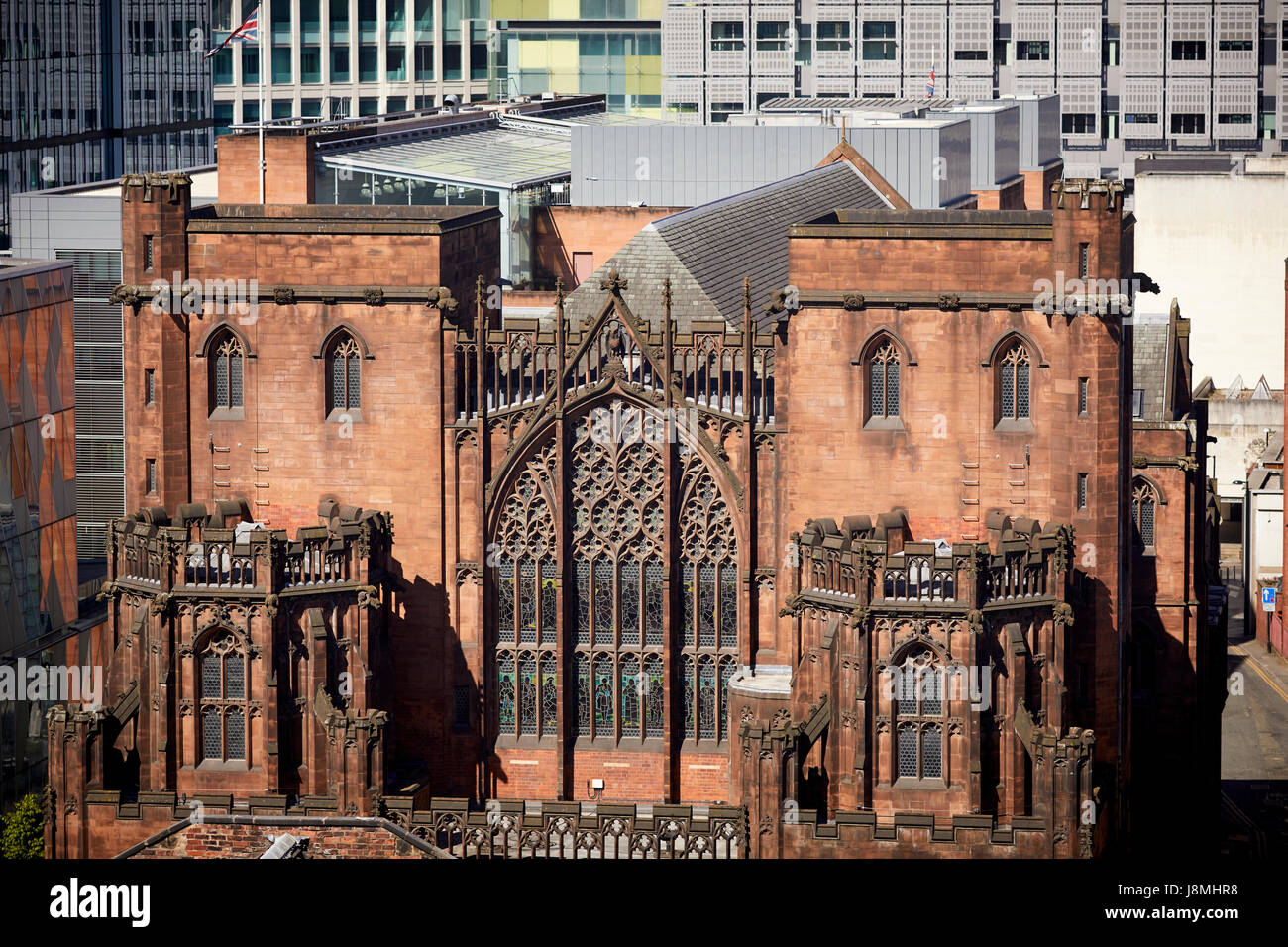 John Rylans Library landmark deansgate gothic building , Gtr Manchester ...