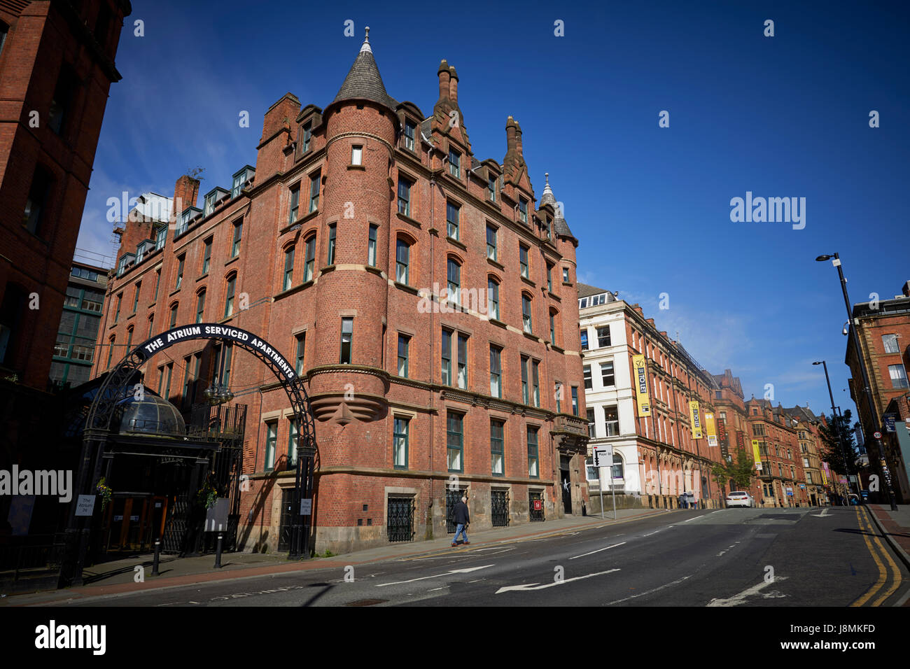 Atrium Serviced Apartments on Princess Street, , Manchester Stock Photo ...