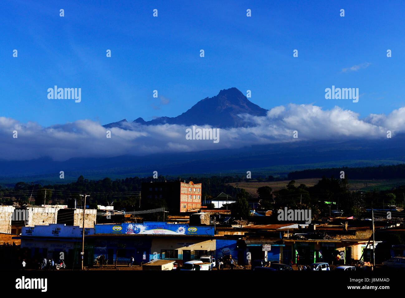 The town of Loitokitok near the border of Tanzania Stock Photo - Alamy