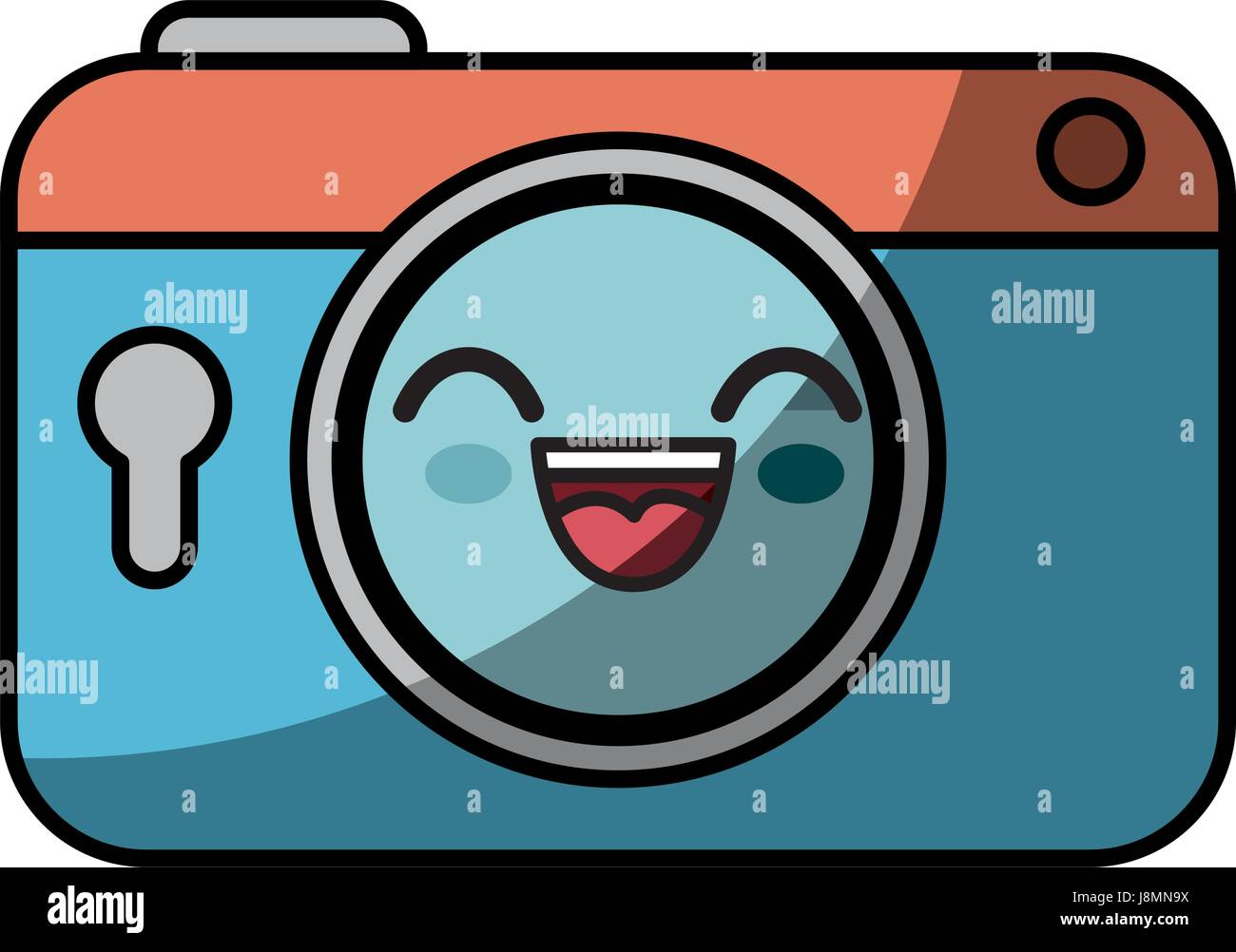 camera cartoon smiley Stock Vector Image & Art - Alamy
