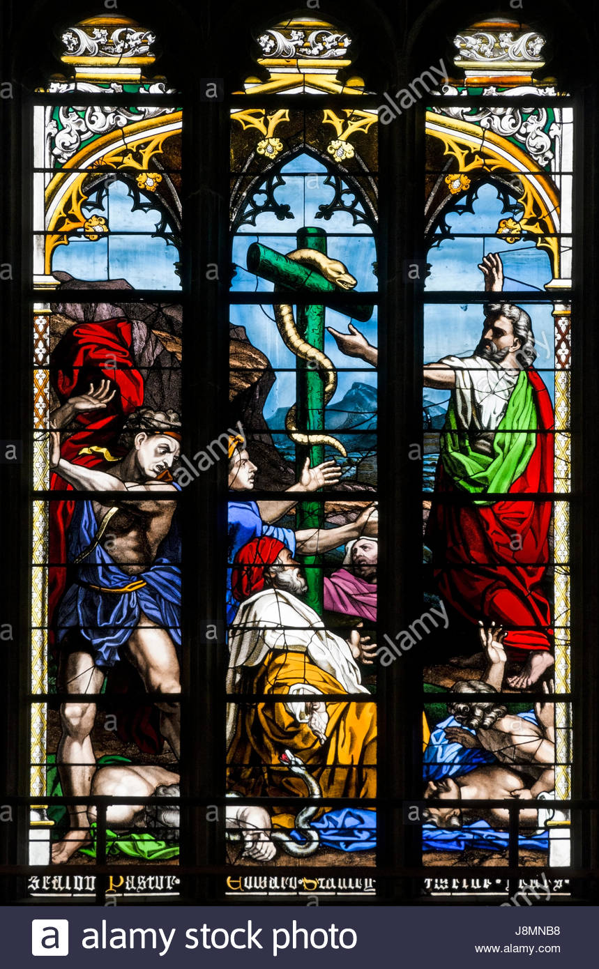 Moses With The Serpent High Resolution Stock Photography and Images - Alamy