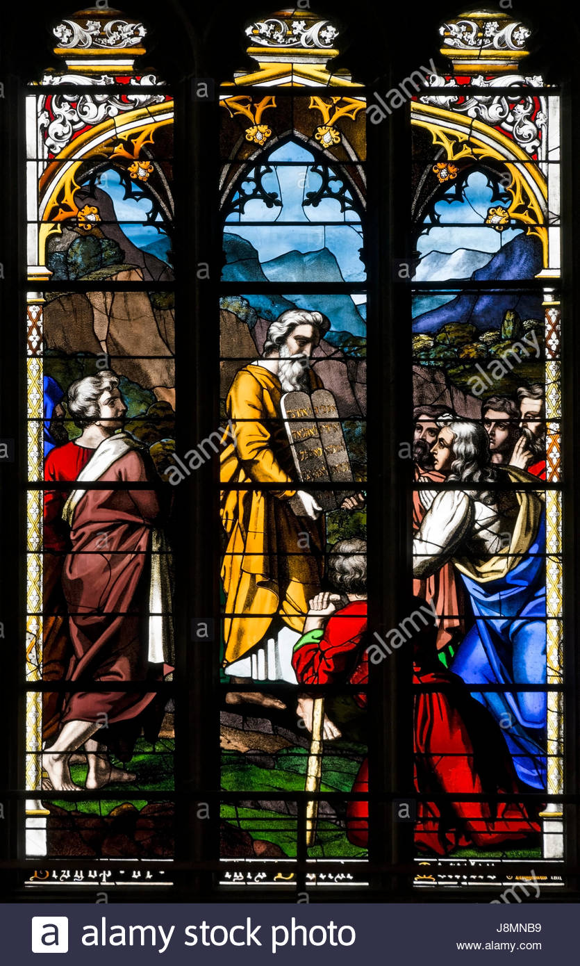 Moses Ten Commandments High Resolution Stock Photography and Images - Alamy