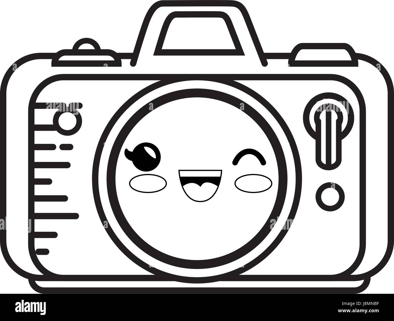 camera cartoon smiley Stock Vector Image & Art - Alamy
