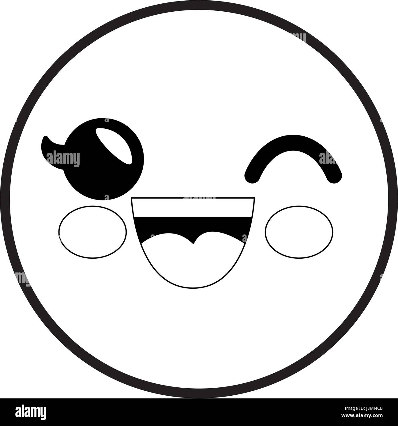 smiley cartoon childish Stock Vector Image & Art - Alamy