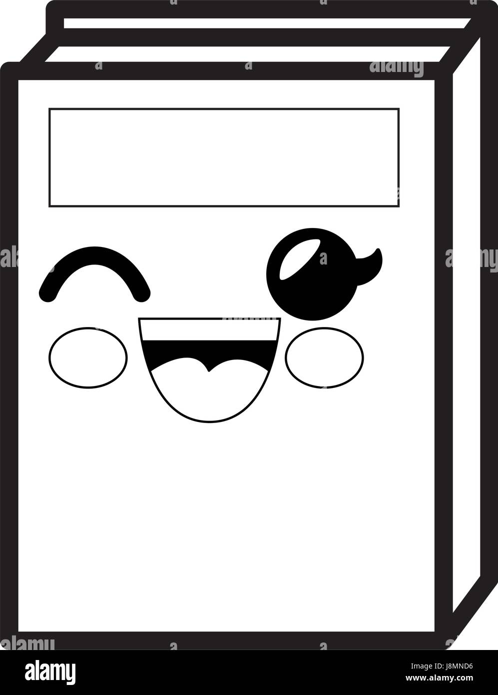 book cartoon smiley Stock Vector Image & Art - Alamy