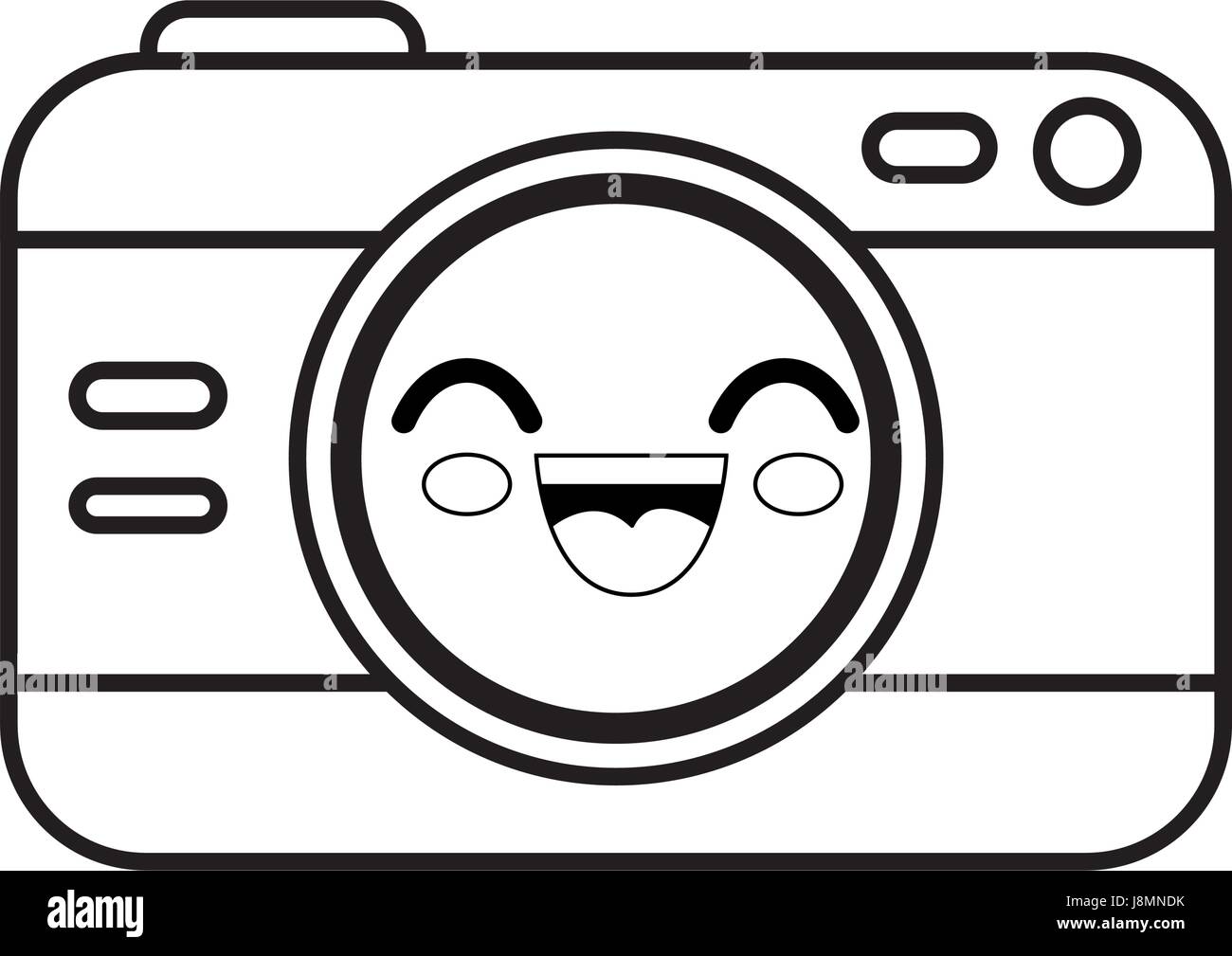 camera cartoon smiley Stock Vector Image & Art - Alamy