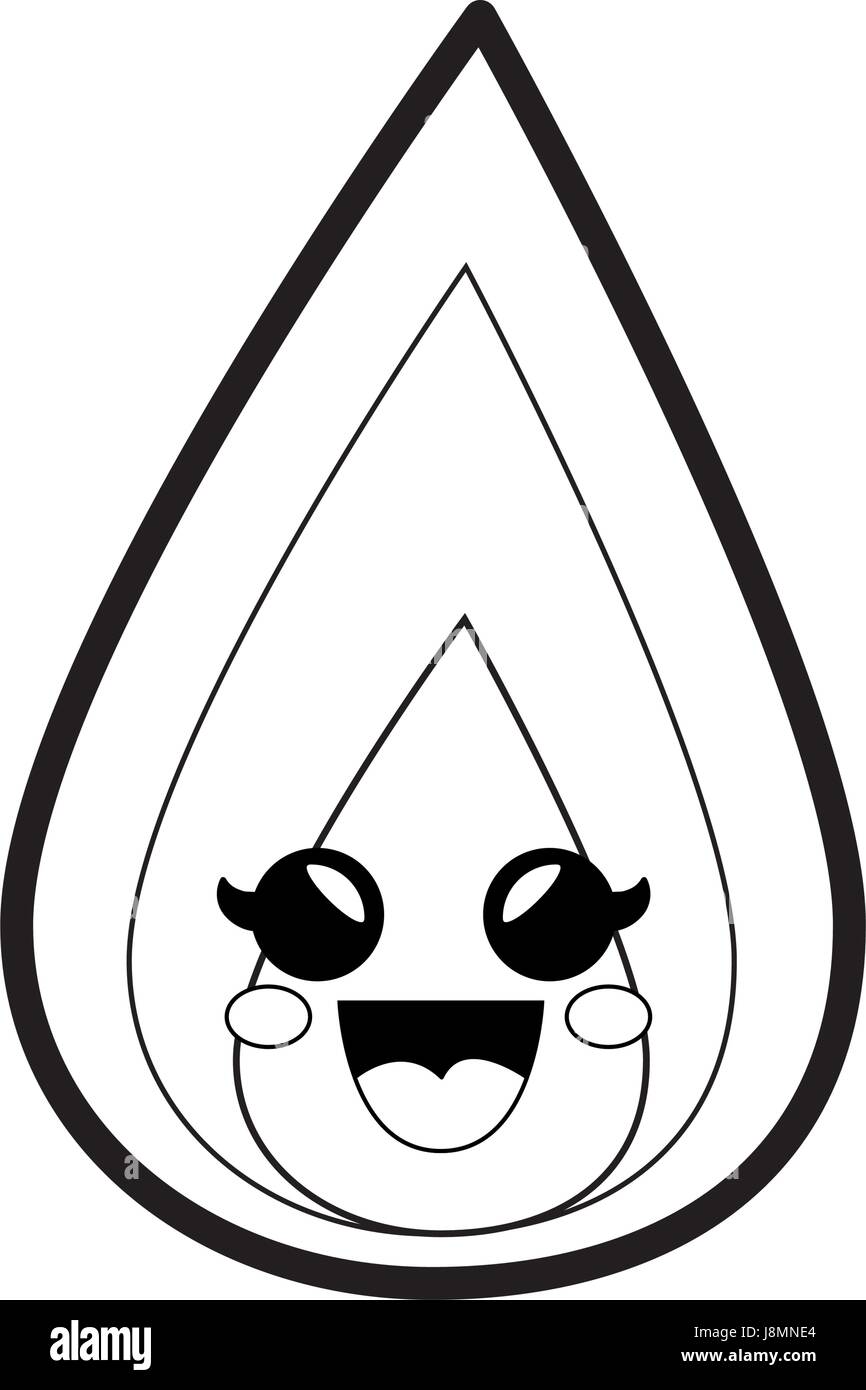 fire flamme cartoon smiley Stock Vector Image & Art - Alamy