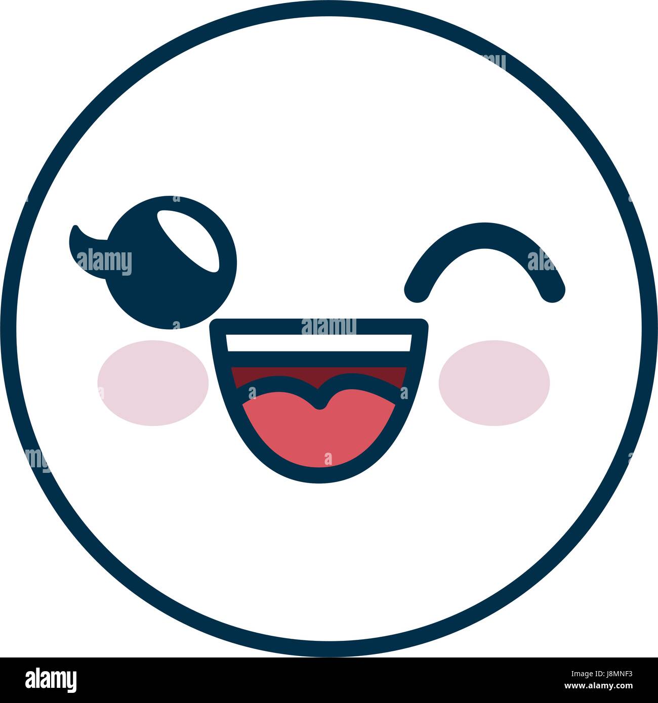 smiley cartoon childish Stock Vector Image & Art - Alamy