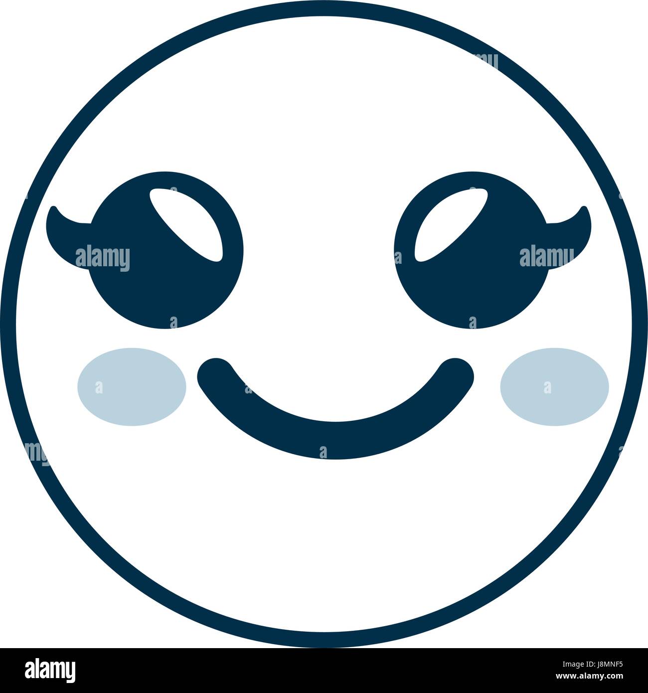 smiley cartoon childish Stock Vector Image & Art - Alamy