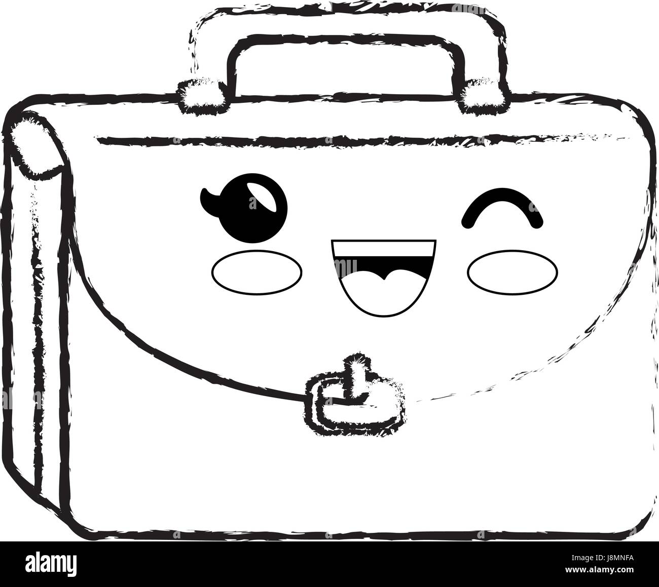 portfolio cartoon smiley cute Stock Vector Image & Art - Alamy