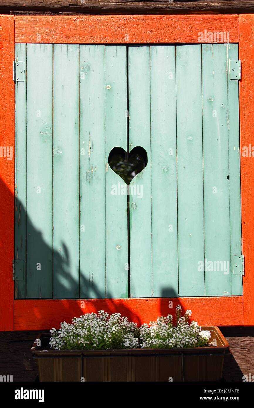 Beautiful rustic window Stock Photo - Alamy