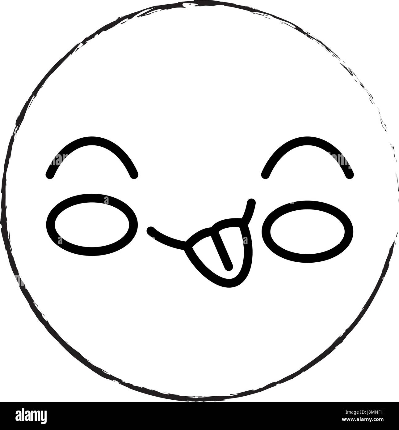smiley cartoon childish Stock Vector Image & Art - Alamy