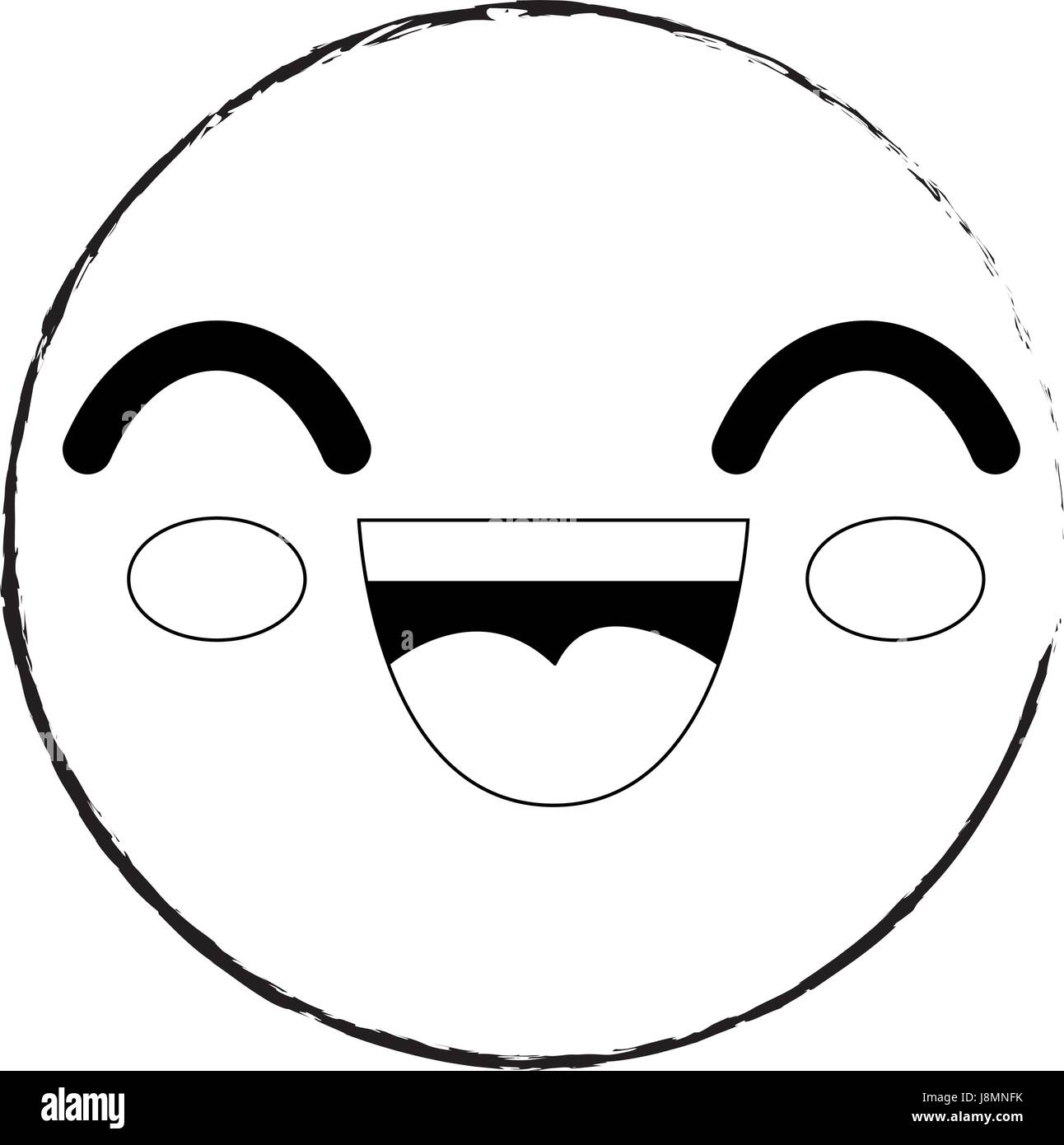smiley cartoon childish Stock Vector Image & Art - Alamy