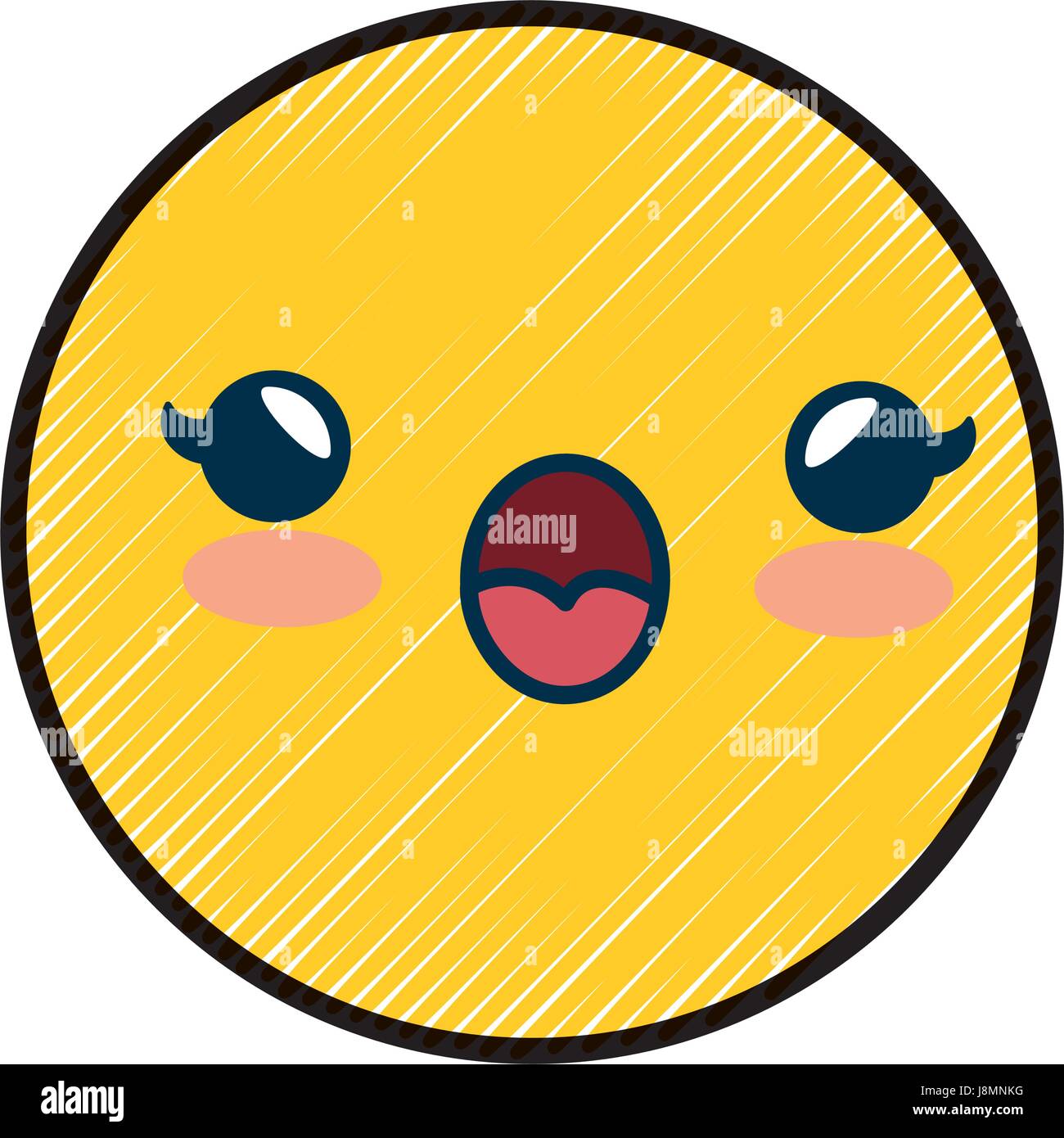 smiley cartoon childish Stock Vector Image & Art - Alamy