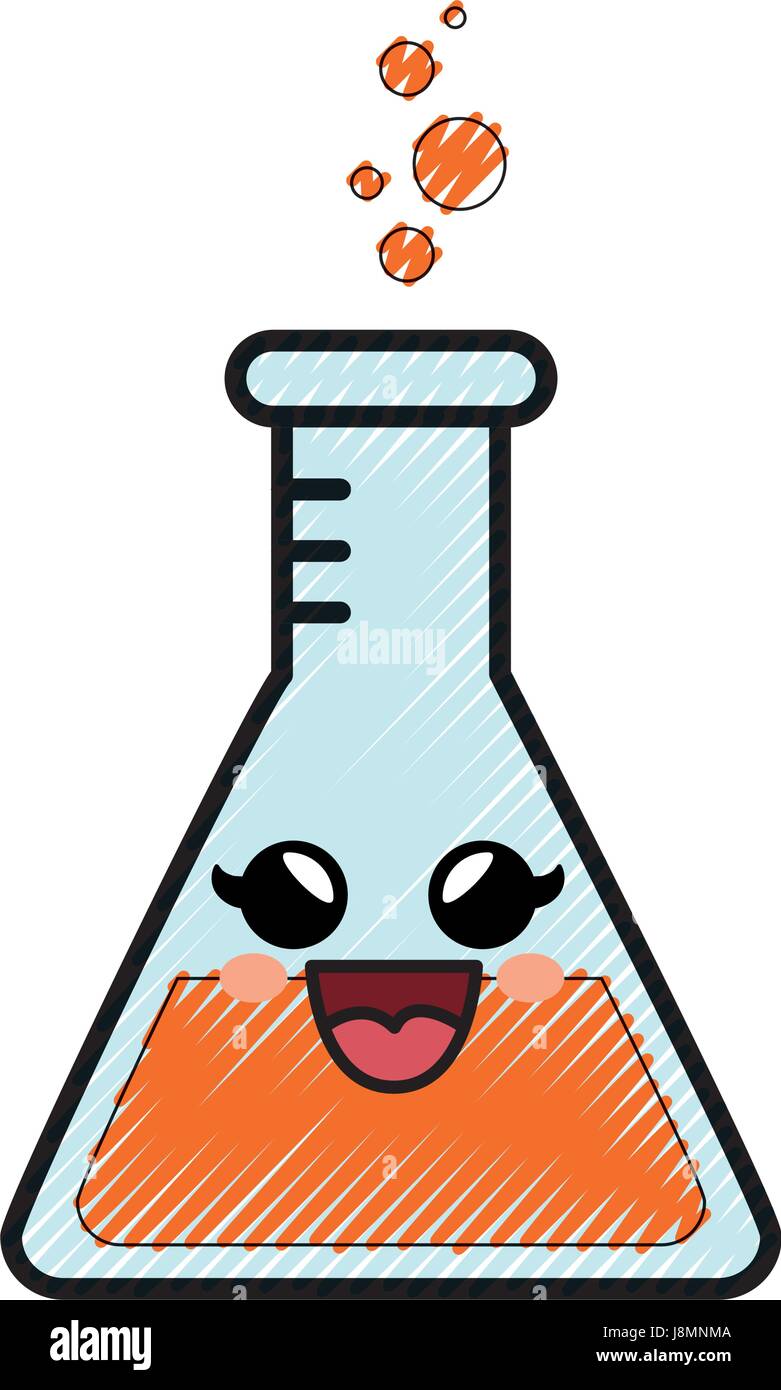 chemistry flask cartoon smiley Stock Vector Image & Art - Alamy