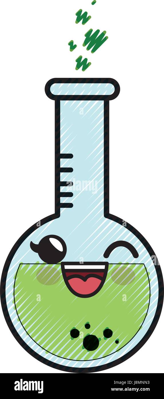 chemistry flask cartoon smiley Stock Vector Image & Art - Alamy