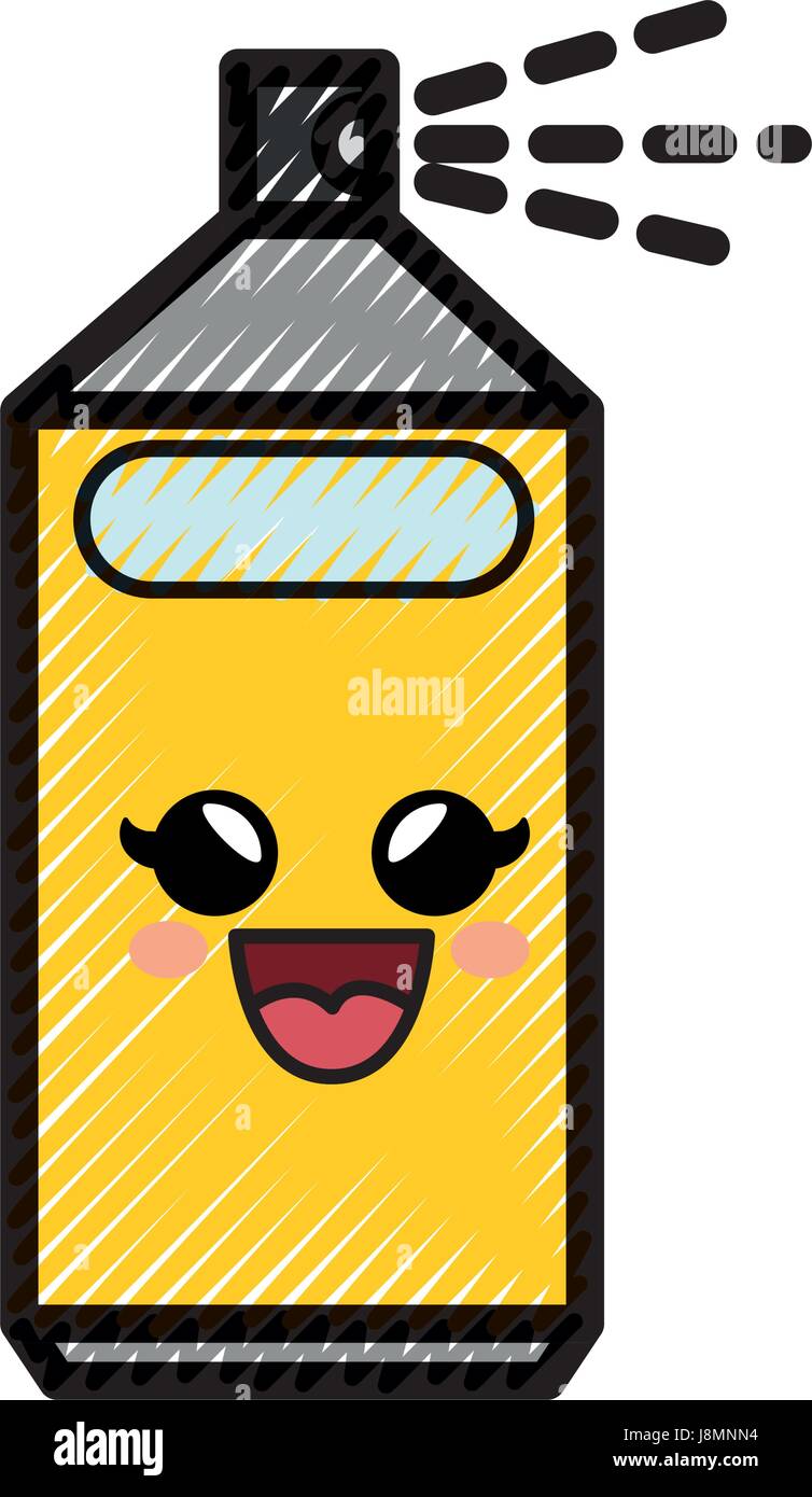 spray can cartoon smiley Stock Vector Image & Art - Alamy