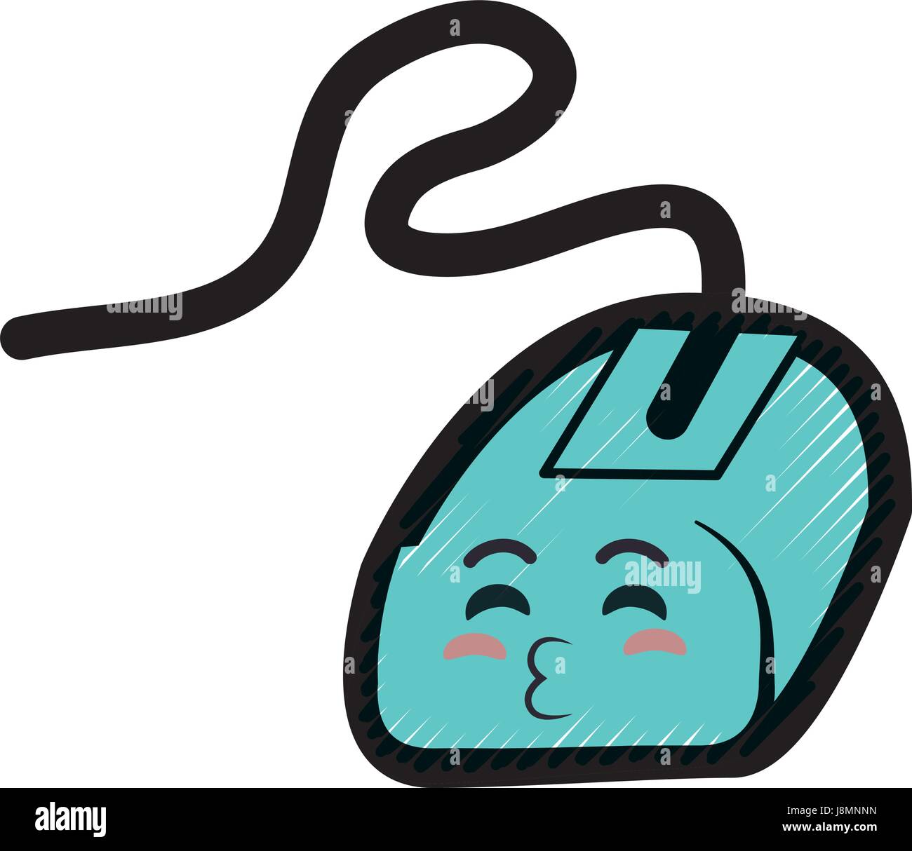 mouse cartoon smiley technology Stock Vector Image & Art - Alamy