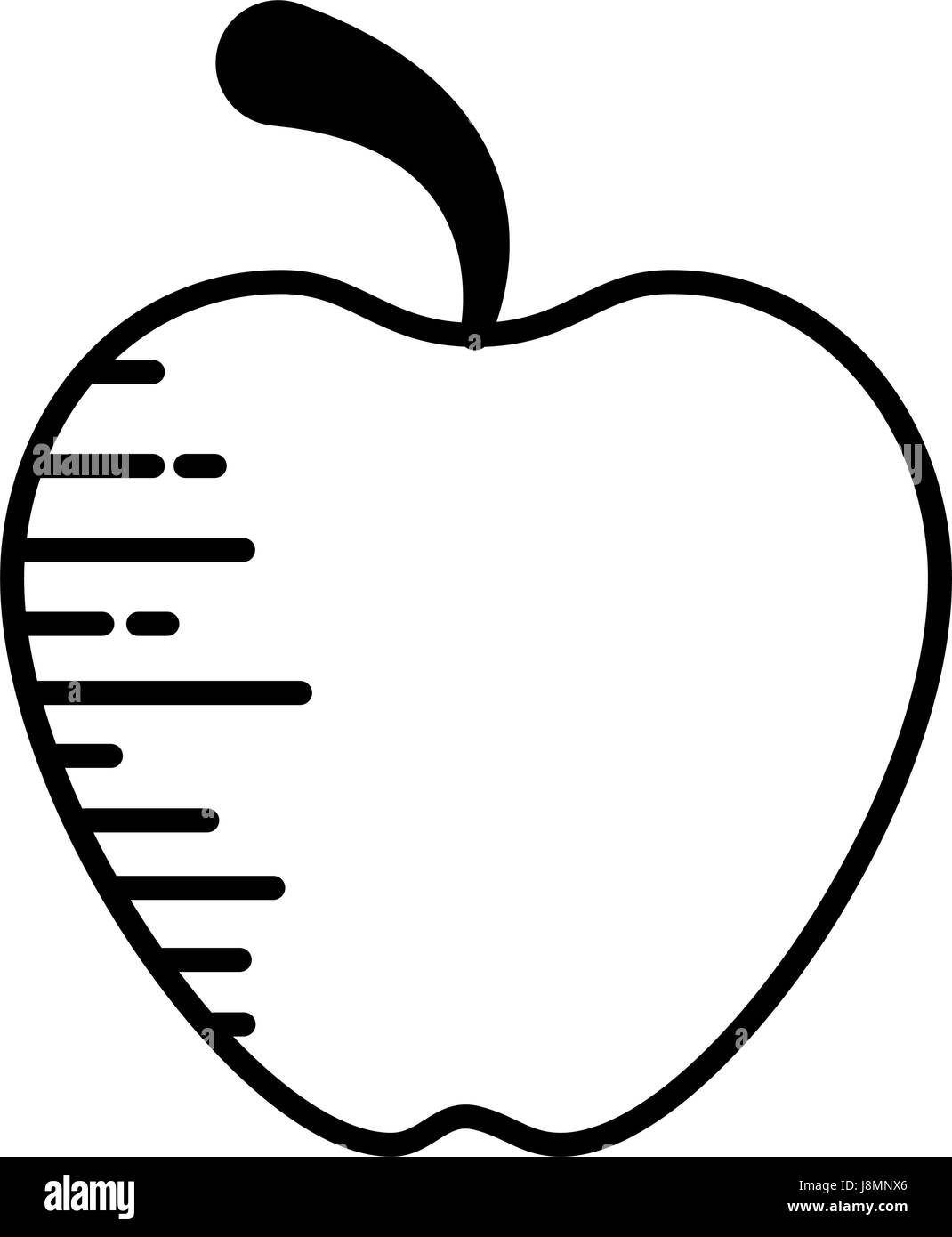 apple fruit food Stock Vector Image & Art - Alamy