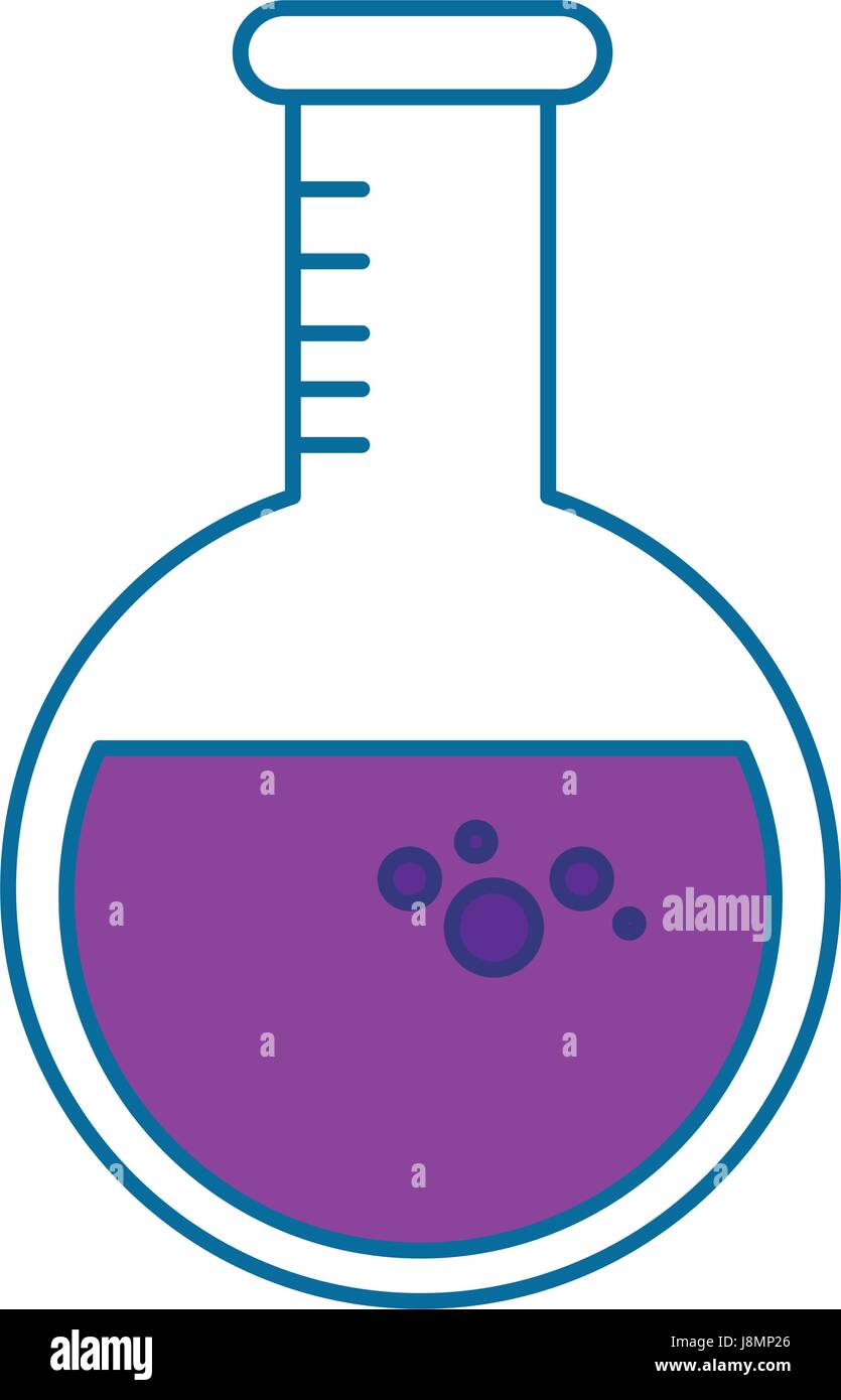 chemistry flask object Stock Vector Image & Art - Alamy