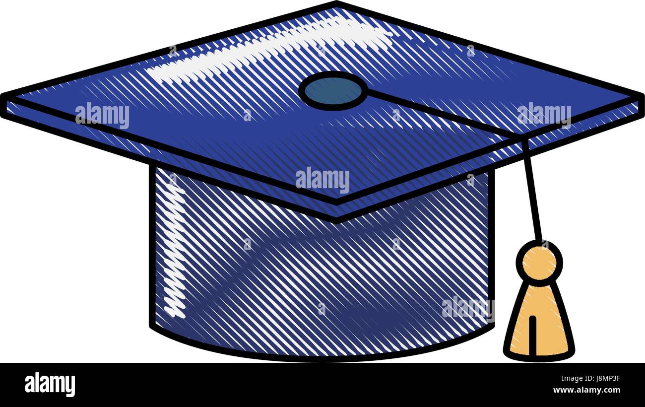 graduation cap object Stock Vector Image & Art - Alamy