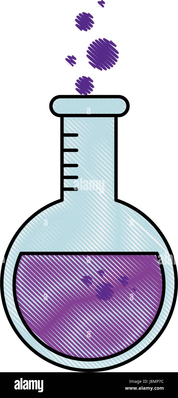 chemistry flask object Stock Vector Image & Art - Alamy