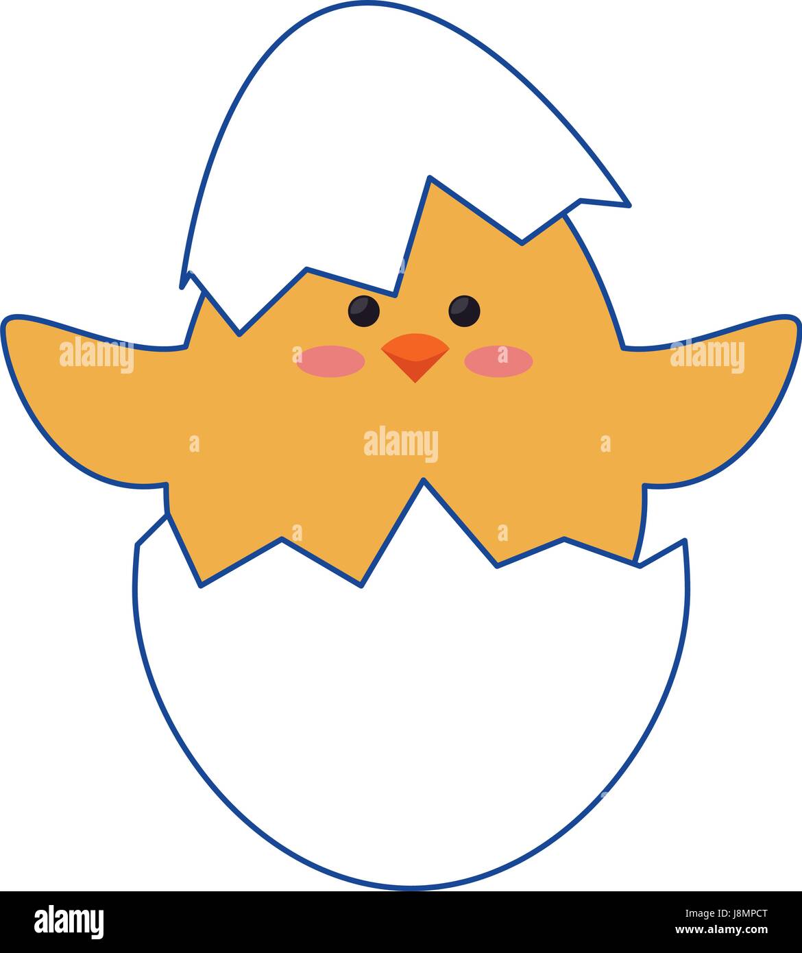 chick egg shell Stock Vector Image & Art - Alamy