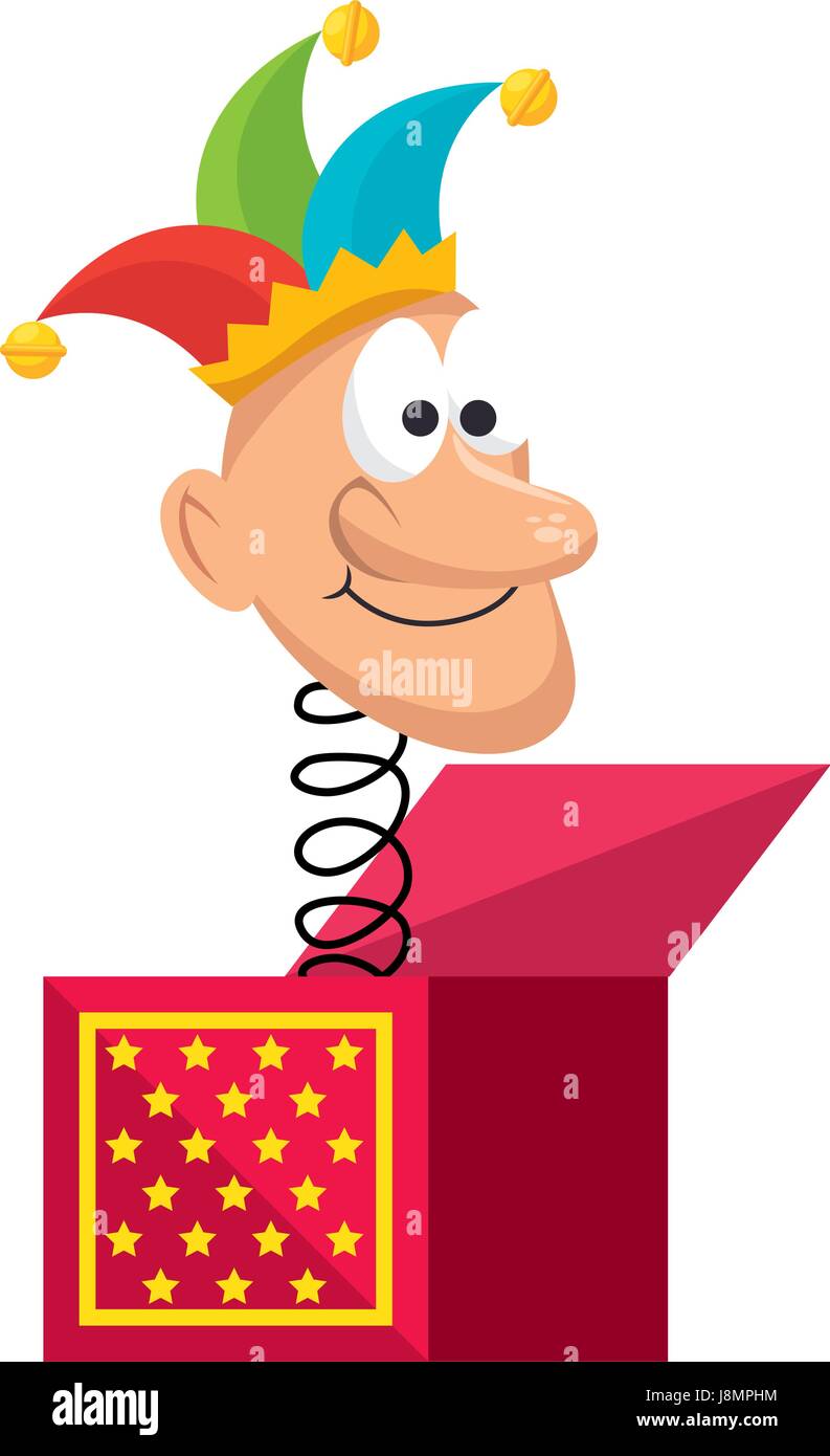 jack box toy Stock Vector Image & Art - Alamy