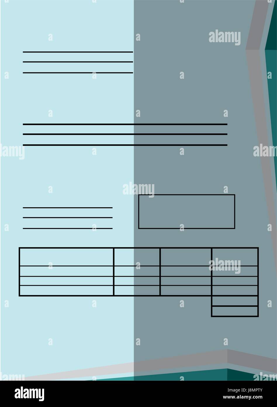Finance concept colored document Stock Vector Images - Alamy