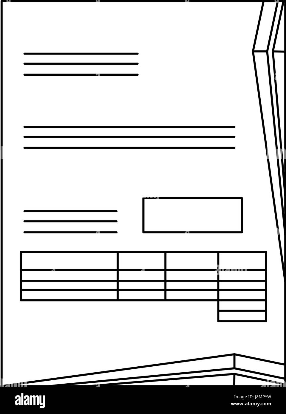 document contract official Stock Vector Image & Art - Alamy