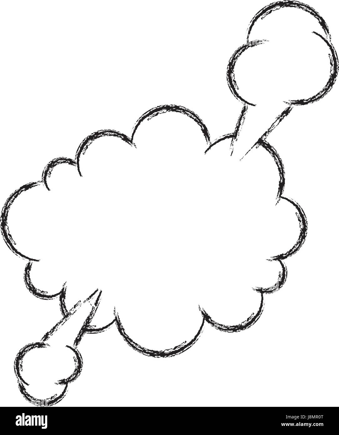 Comic bubble draw Black and White Stock Photos & Images - Alamy