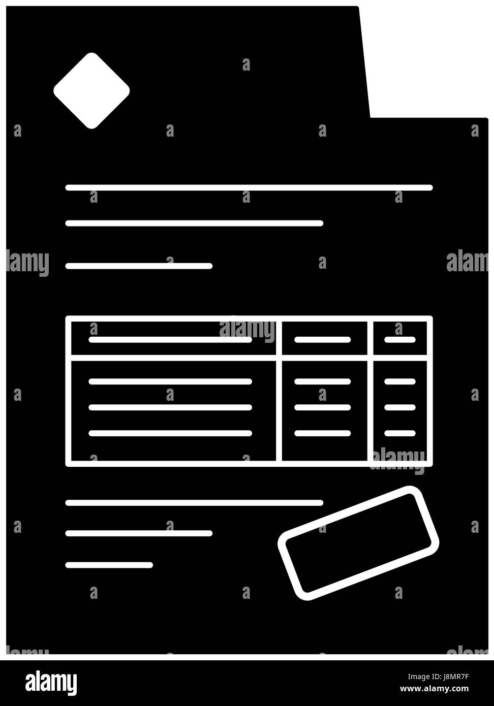 document contract official Stock Vector Image & Art - Alamy
