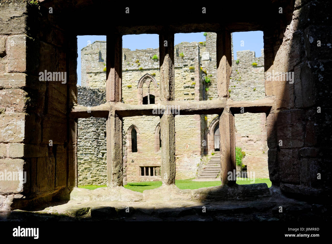 Ruined medieval fortification in ludlow hi-res stock photography and ...
