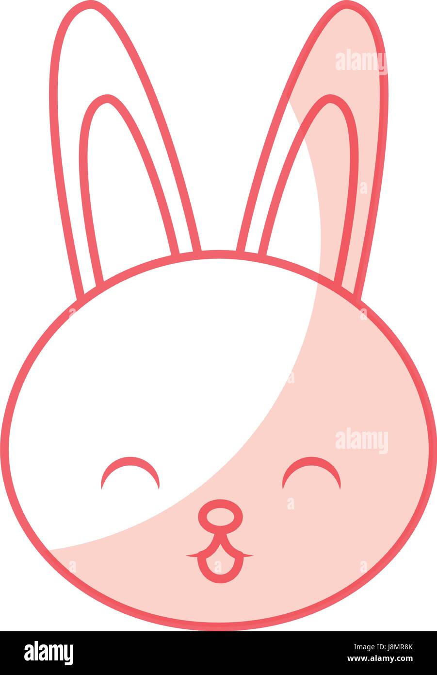 cute shadow rabbit cartoon Stock Vector Image & Art - Alamy