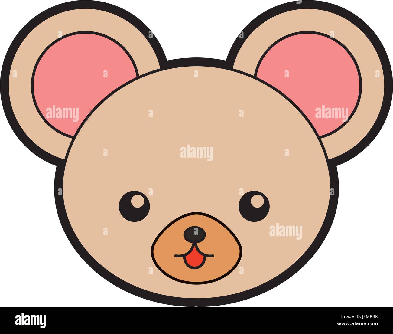 cute mouse face cartoon Stock Vector Image & Art - Alamy