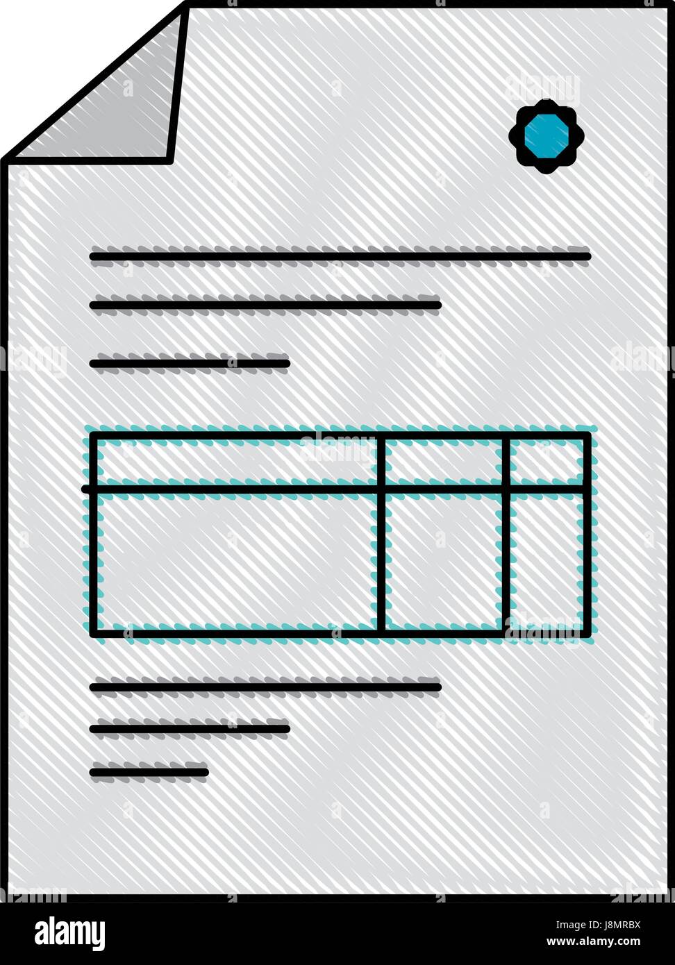 document contract official Stock Vector Image & Art - Alamy